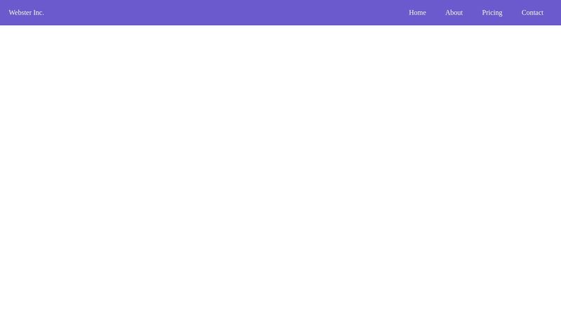 Pure CSS Responsive Navbar