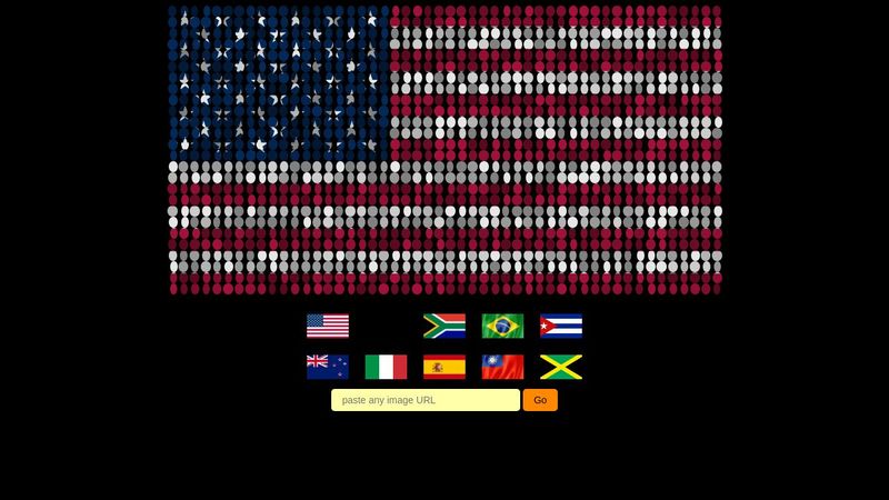 Glittered Flags CSS