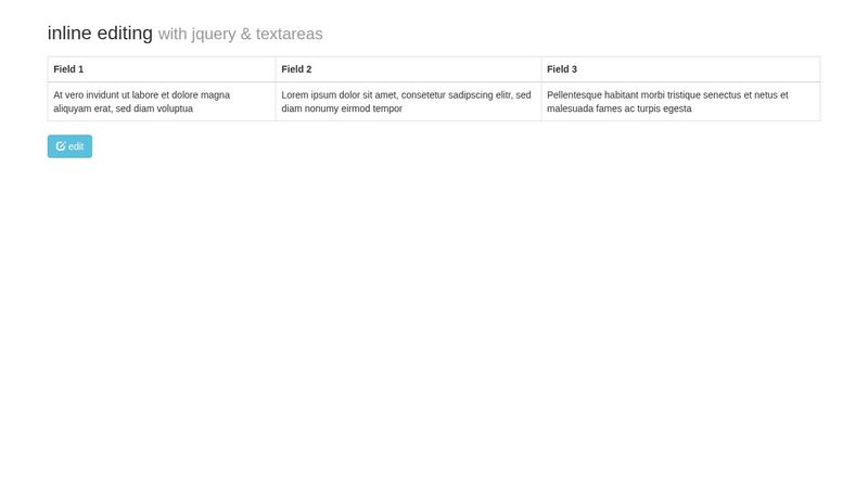 inline editing with jquery