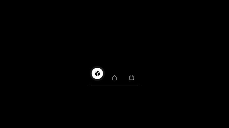 Fancy Tab Bar Active Animation 