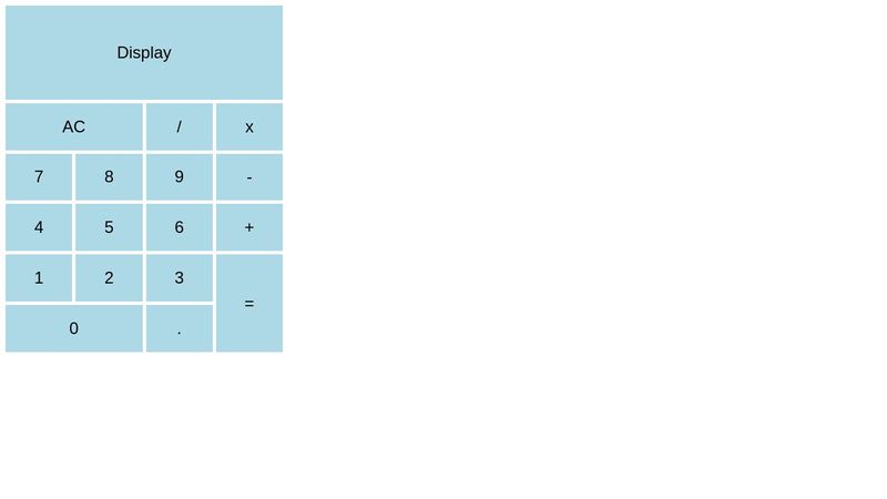 CSS Grid Sandbox - Calculator