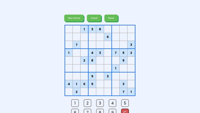 Sudoku - Pure Javascript PWA