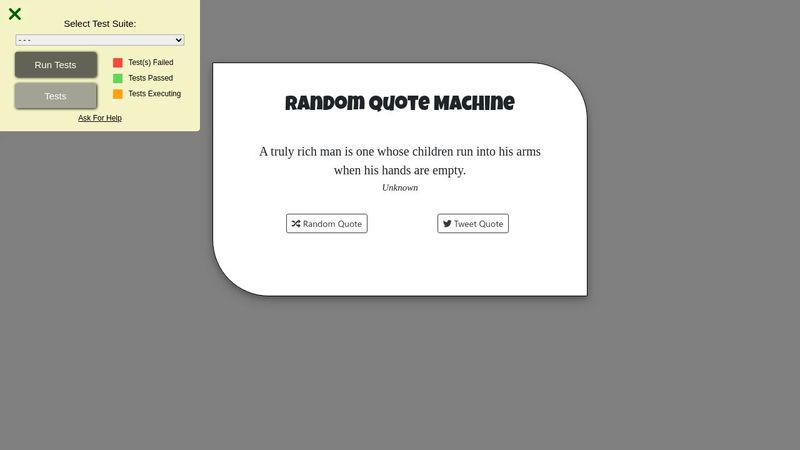 Random Quote Machine