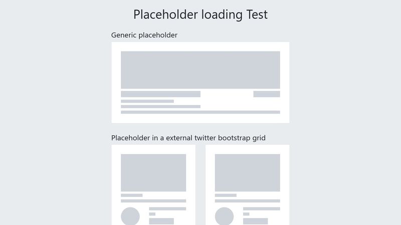 Placeholder Loading (zalog github)