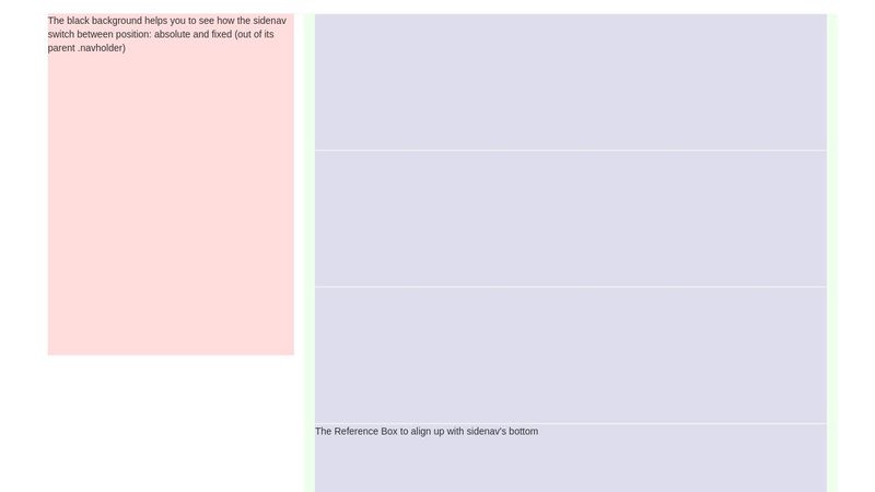 Bootstrap Affix with js