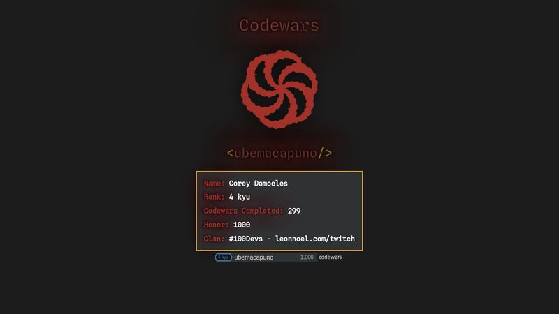 Codewars Logo - API