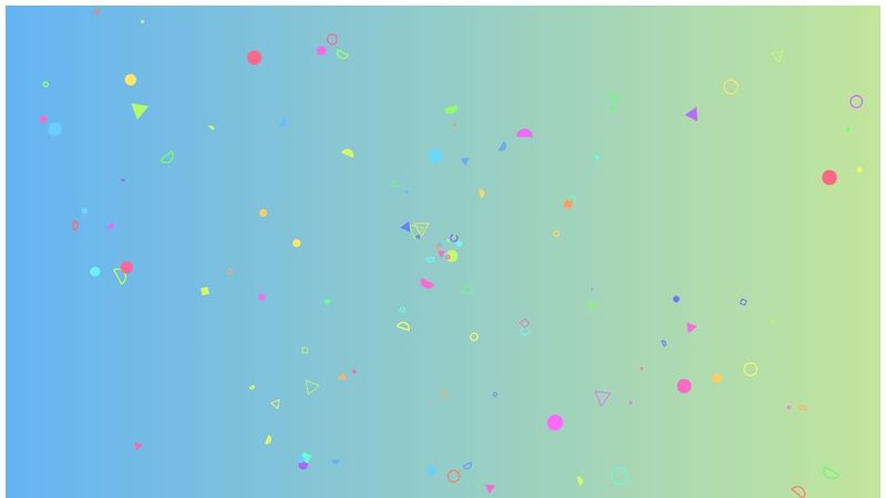 React Floating Shapes