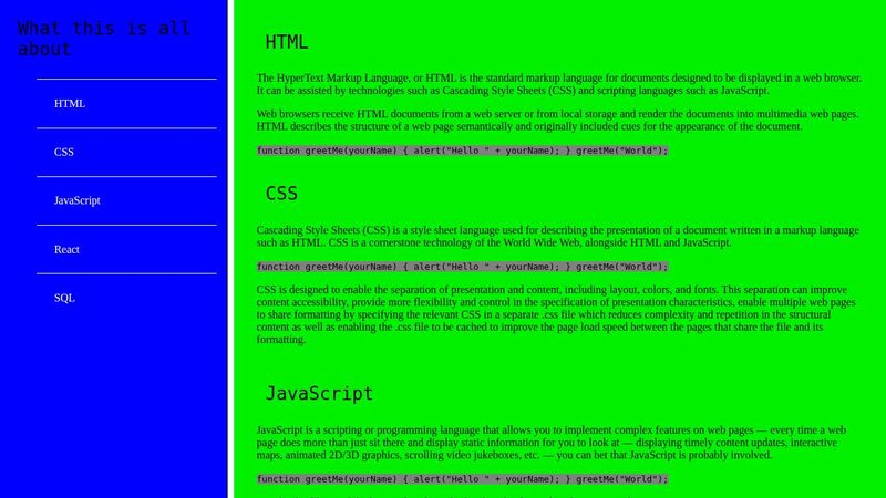 Technical documentation page for freecodecamp