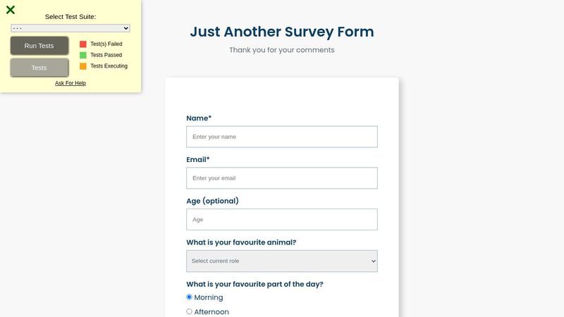 Another Survey Form