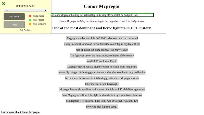 FreeCodeCamp The Tribute Page Project