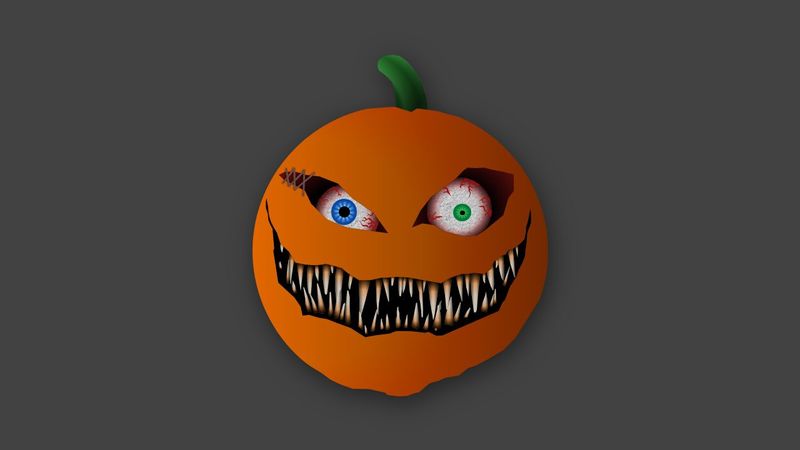 Pure CSS Pumpkin Face