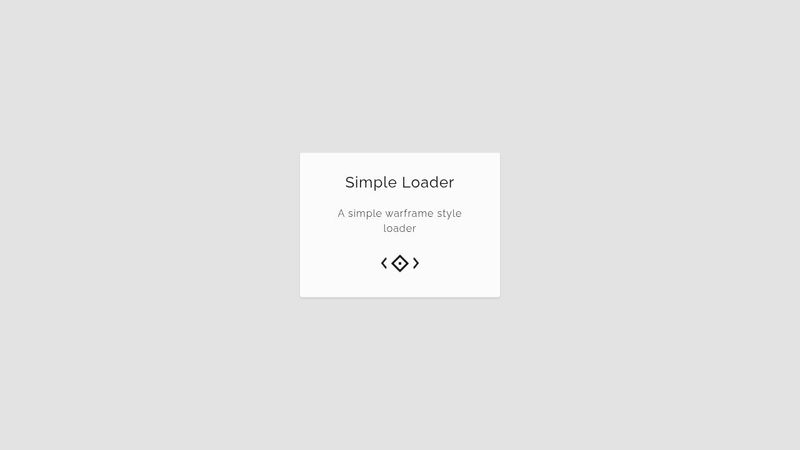Pure CSS Loader