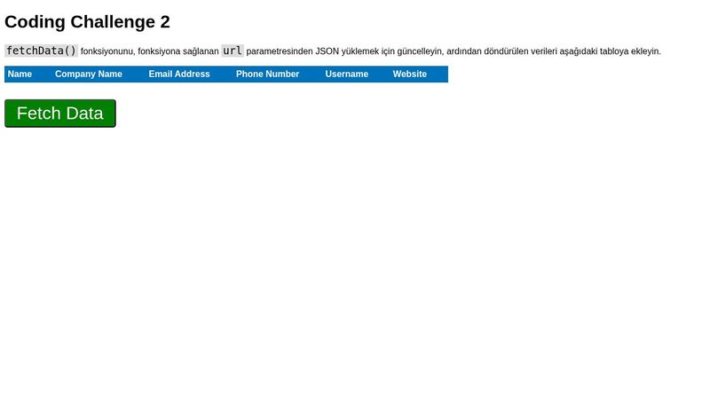 Challenge: API Coding -2