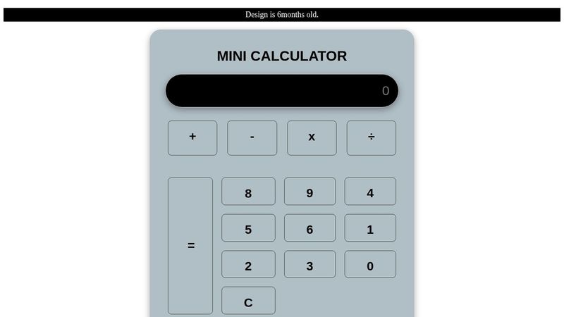 Vanilla JS calculator