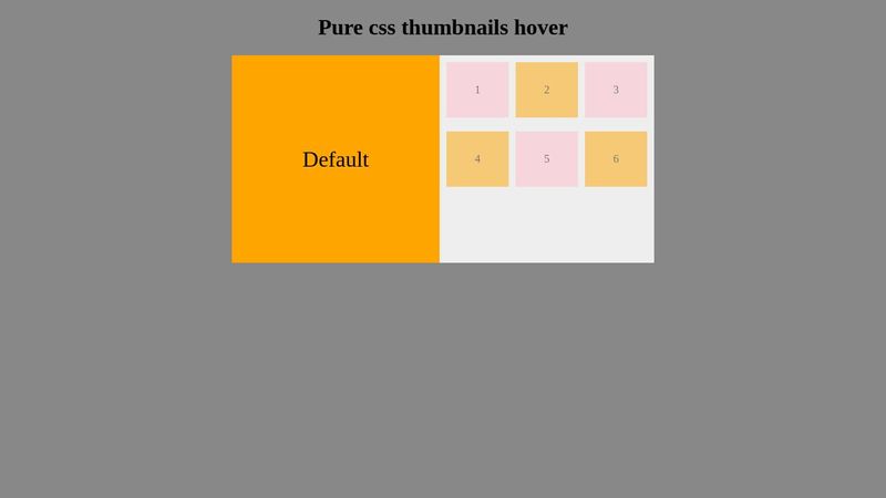 Pure css thumbnails hover 2