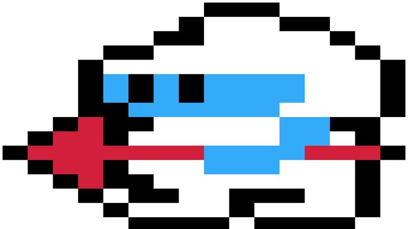 CSS Grid 8-Bit DigDug
