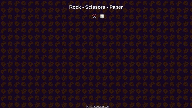 Rock, Paper, Scissors - Vanilla JavaScript Exercise