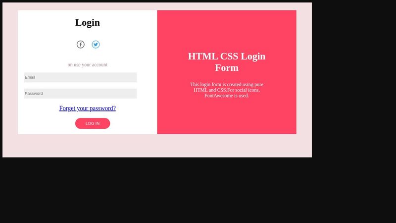 form with CSS