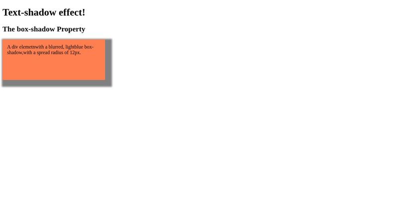 Text-shadow Effect