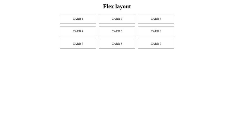 flexbox example