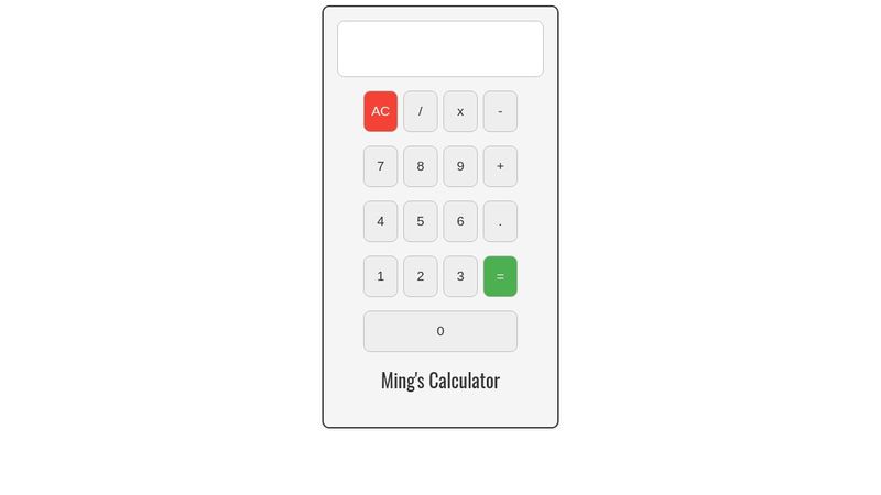 JavaScript Calculator: FCC