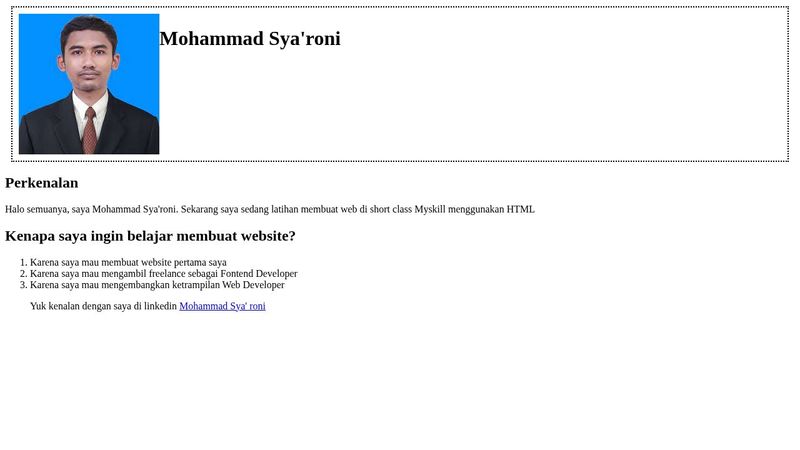 CodePen - A Pen by Mohammad Sya'roni
