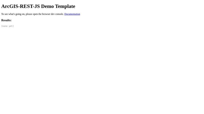 ArcGIS REST JS - Routing Demo