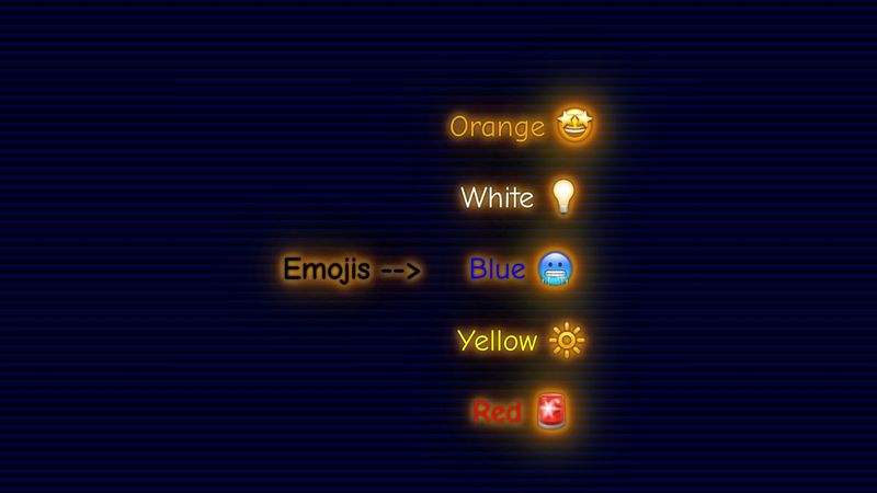 Emojis CSS Neon Animation