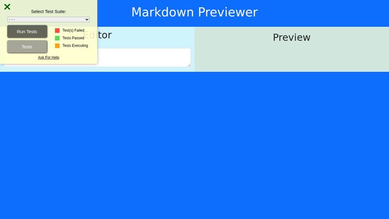 Build Markdown Previewer