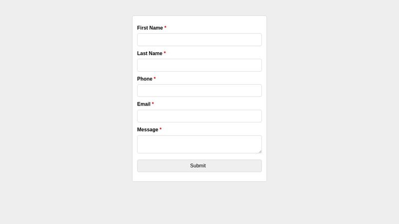 Form Validation