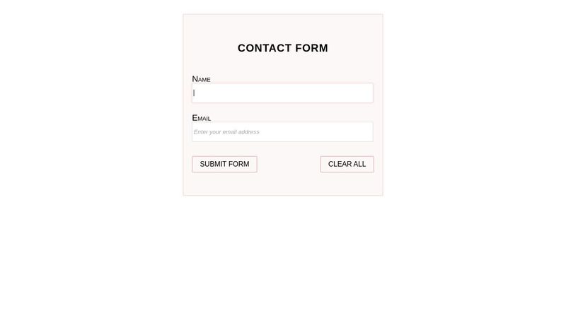 form validation