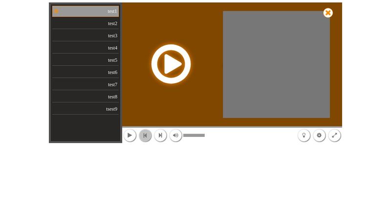 html5 video player + playlist with jQuery