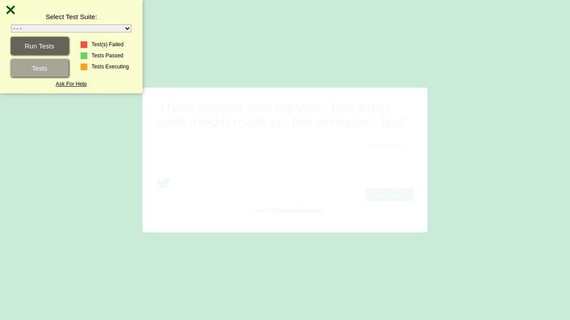 FCC - Build A Random Quote Machine - React