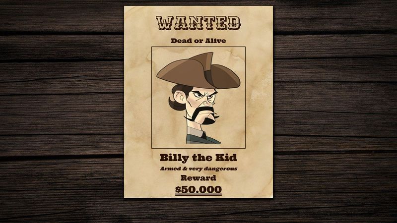 101 Computing - Wanted Poster (CSS Task)