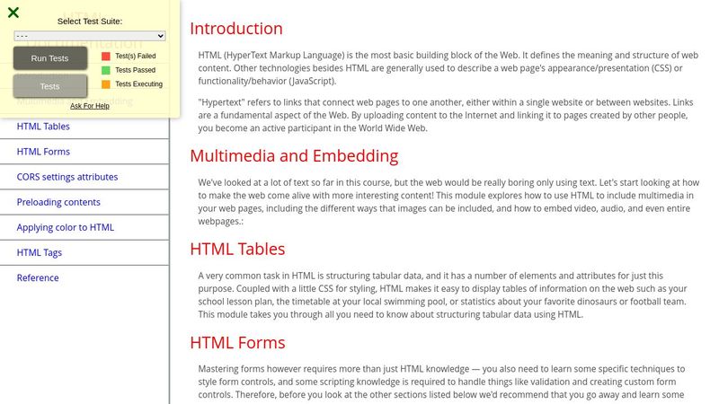 Technical Documentation Page
