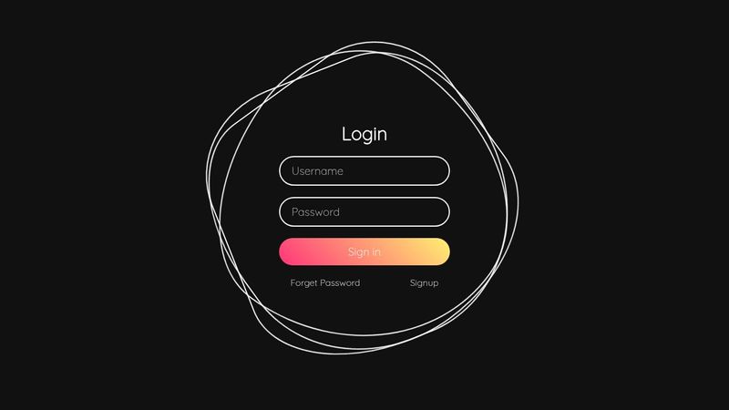 Animated Login Form - CSS