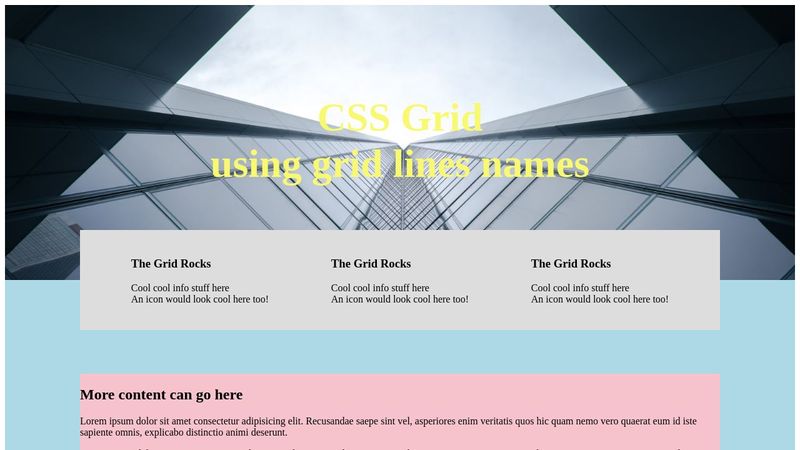 CSS Grid challenge