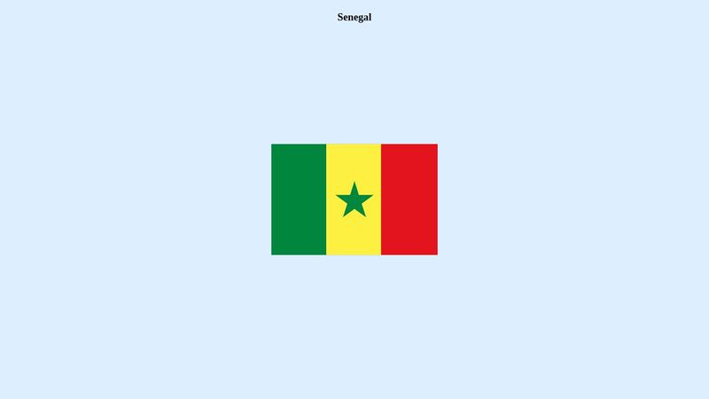 CSS Flag : Senegal