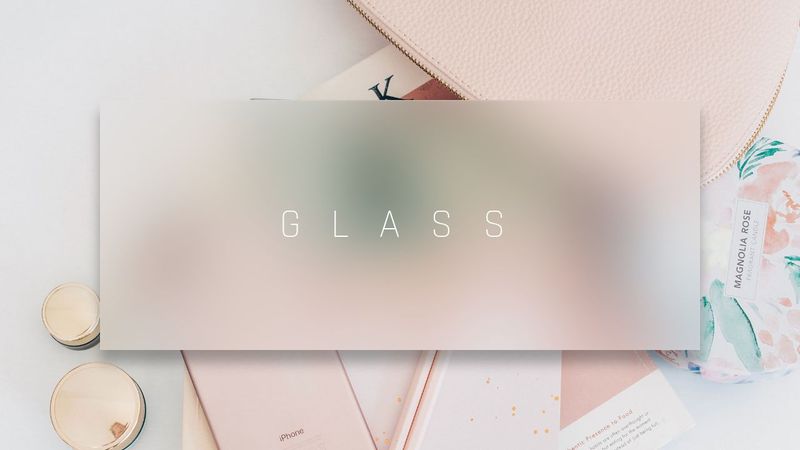 CSS - Frosted Glass