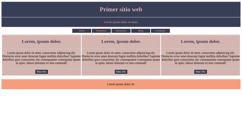 1 - Práctica HTML y CSS
