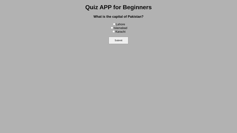 Quiz App JS