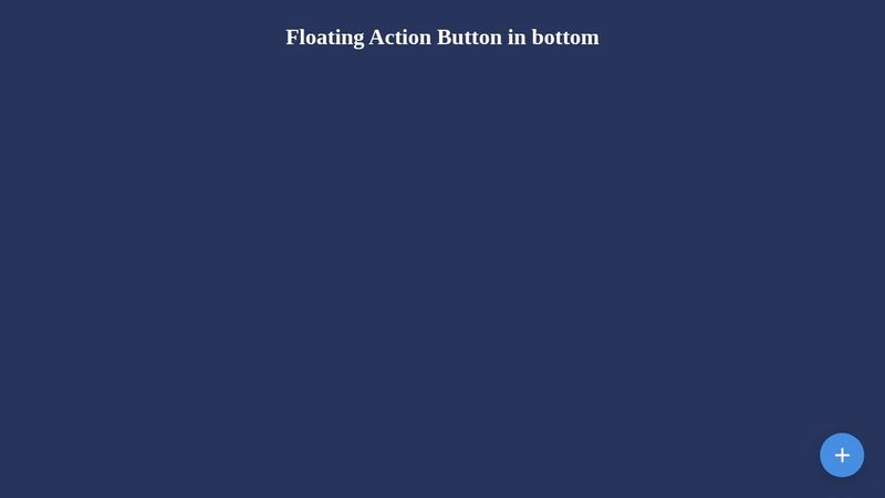 Floating Action Button