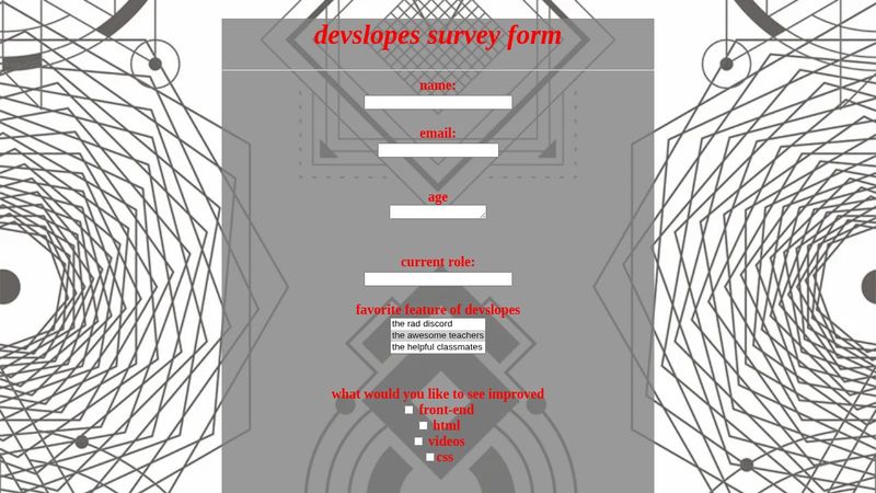 devslopes survey form