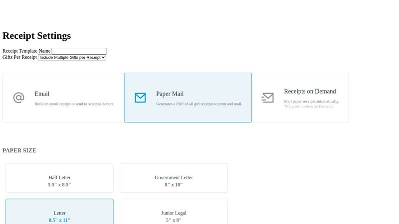 Virtuous - Receipt Builder