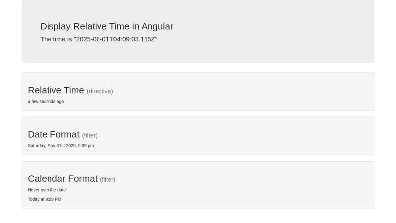 Relative Time with AngularJS