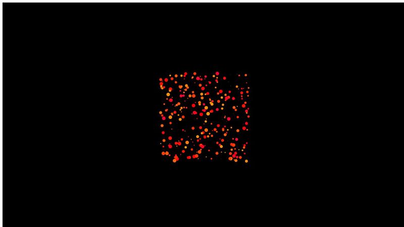 HTML5 Canvas Bursting Particle Effect