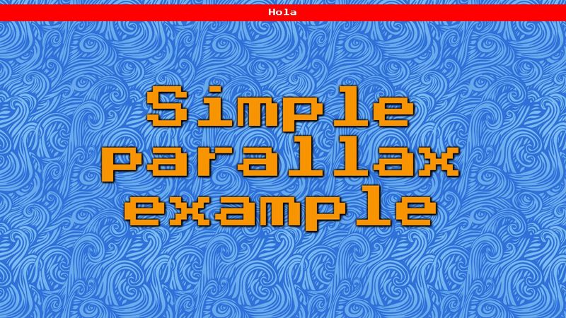 Simple parallax on mousemove