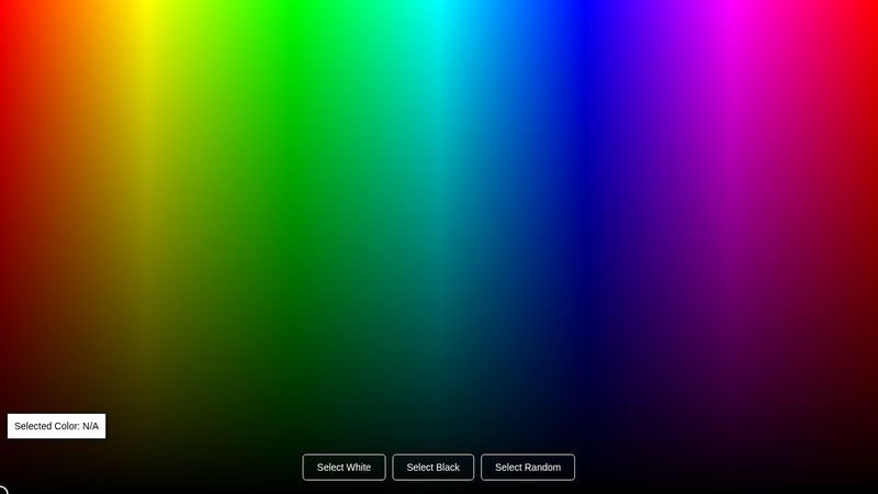 Smooth Full-Spectrum Color Picker with buttons