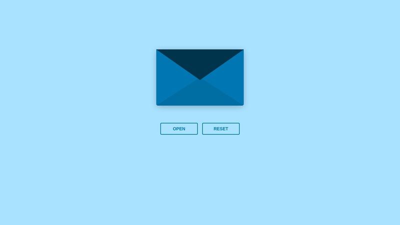 Envelope Open Animation with Hearts