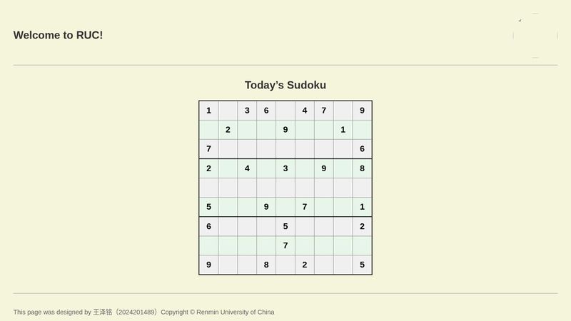 Sudoku-table-design